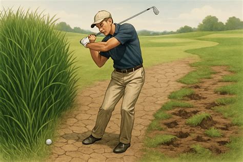 Playing From Different Lies Thick Rough Hardpan Divots Made Easy For Golfers Golf Pro Guides