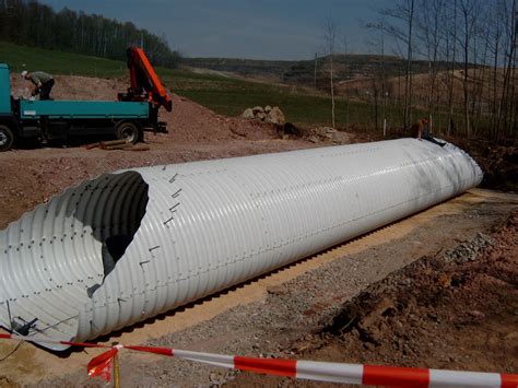 Baustatik Ingenieurbau Durchlass Hilbersdorf Wellstahlrohr U Landstraße