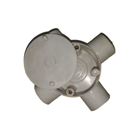 Pvc Junction Box Durable Pvc Custom Size Gray Color Waterproof Hard Surface Treatment