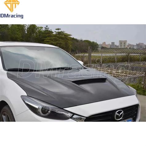 Mps Style Carbon Fiber Hood Bonnet For Mazda 3 Axela 2014 2019 Buy