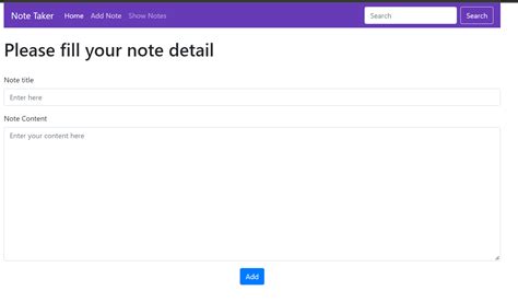 Github Prajapatisaudagar421note Taker