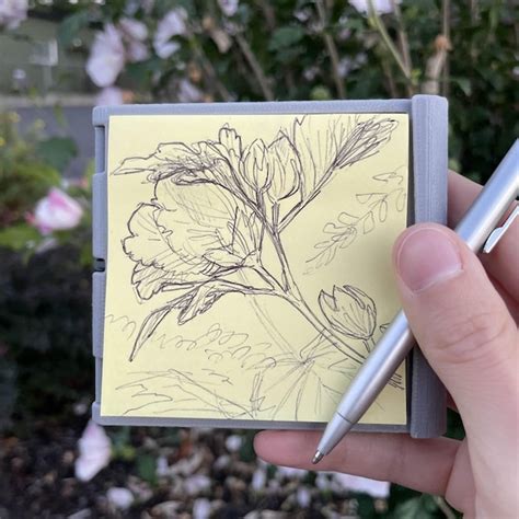 Customizable Sticky Notes Notebook With Pen Personalized Sticky Pad