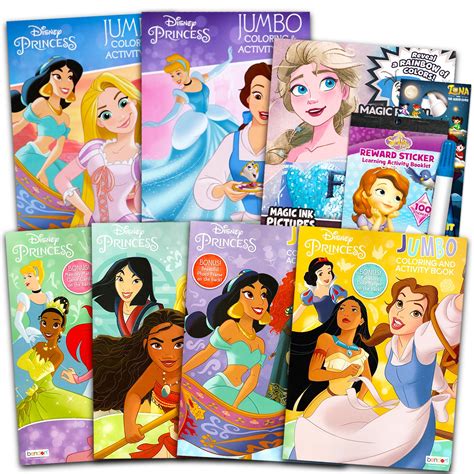 Disney Princess Coloring Book Set