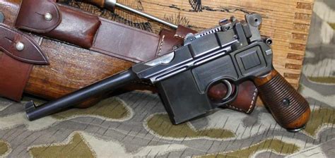 Mauser C96 Cone Hammer Broomhandle Antique Pistol Low Serial Antique
