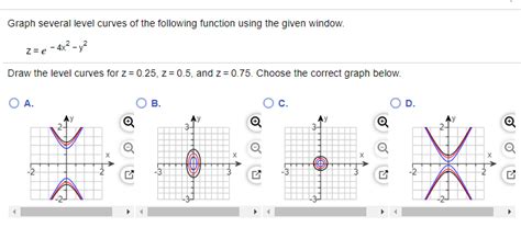 Solved Graph Several Level Curves Of The Following Function Chegg Com