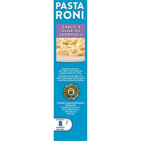 Pasta Roni Garlic Alfredo Fettuccine 4 6oz Pack Of 12 Creamy Pasta
