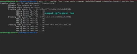 Configuring GlusterFS On Ubuntu With Heketi ComputingForGeeks