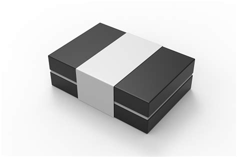 브랜딩 프리젠 테이션 및 모의 업 3d 일러스트를위한 내부 여우와 흰색 빈 고급 단단한 상자 0명에 대한 스톡 사진 및 기타 이미지 Istock