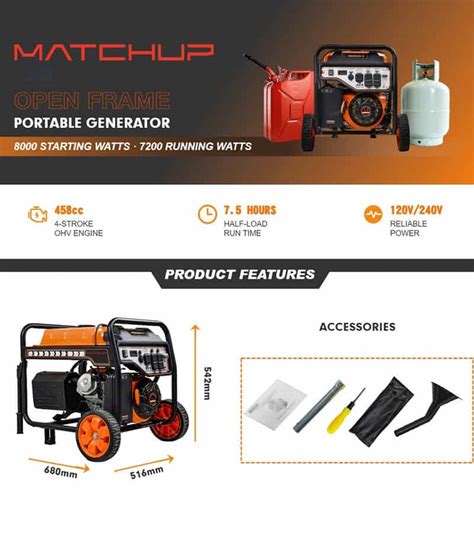 6500w Portable Gasoline Powered Generator Suppliers Matchup