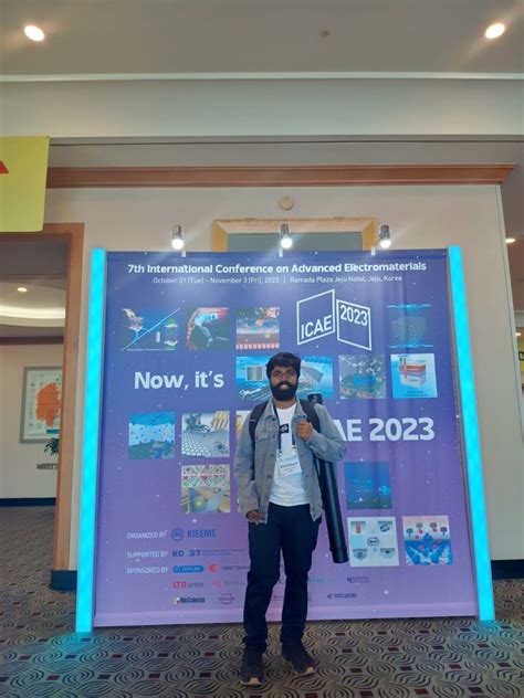 Nikhil Mohan Presents Paper At South Korea