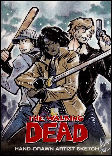 Twd Glenn Michonne And Rick By Aimo On Deviantart Twd Glenn Rick
