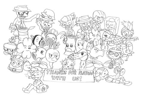 Plants Vs Zombies Garden Warfare 2 Coloring Coloring Pages
