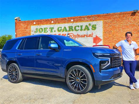 Blue Chevy Tahoe
