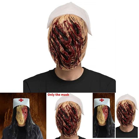 Hill Nurse Silent Latex Costume Mask For Cosplay And Decorations