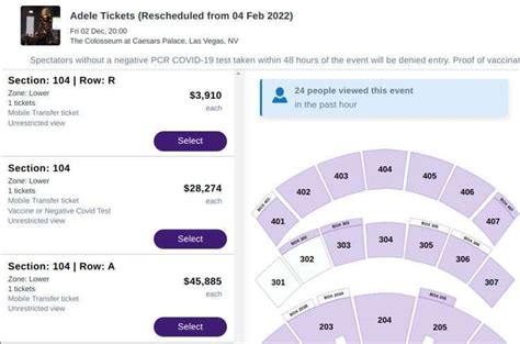 Adele Tickets In Las Vegas Going For Upwards Of 45 000