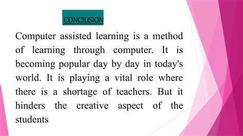 Cal Computer Assisted Learning Ppt By Tarun Sir Ppt