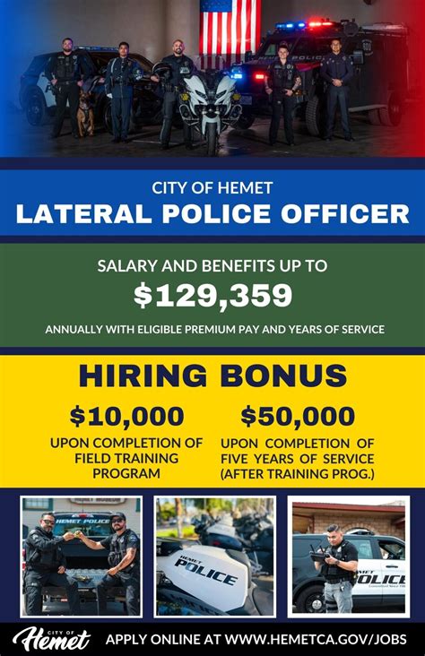 Lateral Police Officer Hemet Police Department