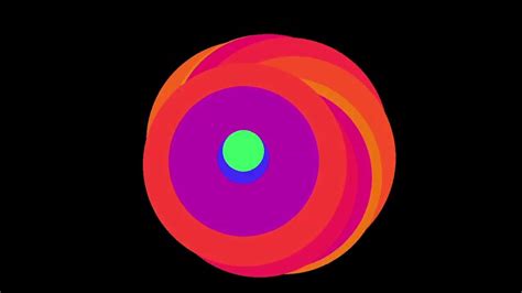 Awesome Colour Circle Visuals With Python Pygame Youtube