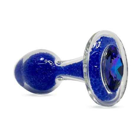 Crystal Delights Sparkle Plug Glass Butt Plug