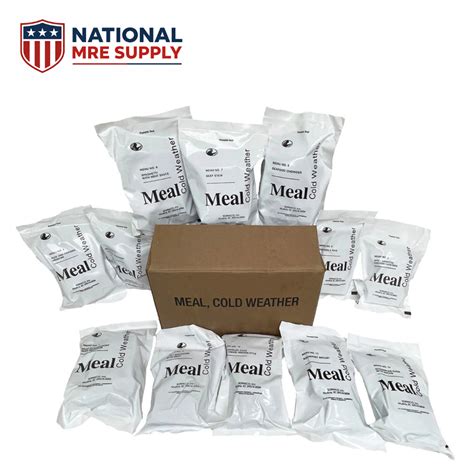Cold Weather Mre Case 12 High Calorie Meals Nationalmresupply