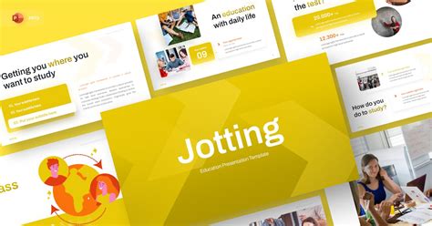 Шаблон Powerpoint для образования Шаблоны презентаций Включая образование и студент Envato