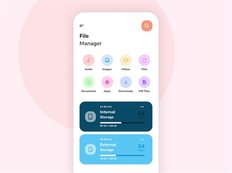 File Manager Ui By Vivek Singh On Dribbble