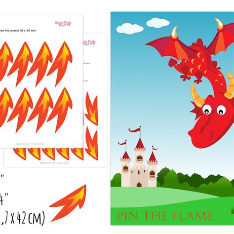 Pin The Tail Game Etsy Uk