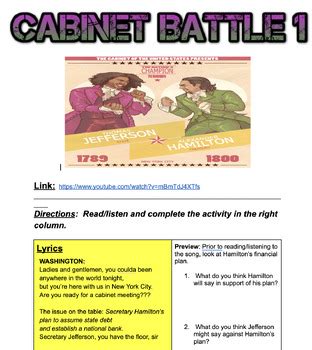 Hamilton Musical Cabinet Battles 1 And 2 With One Last Time Bonus Lesson