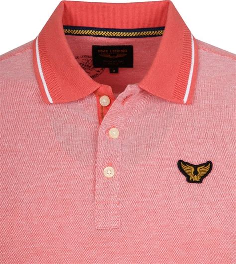 Pme Legend Polo Roze Modern Fit Heren Poloshirt Maat M Bol
