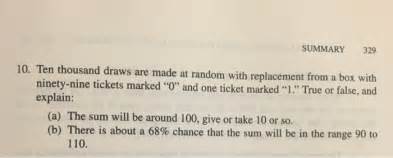 Solved Ten Thousand Draws Are Made At Random With