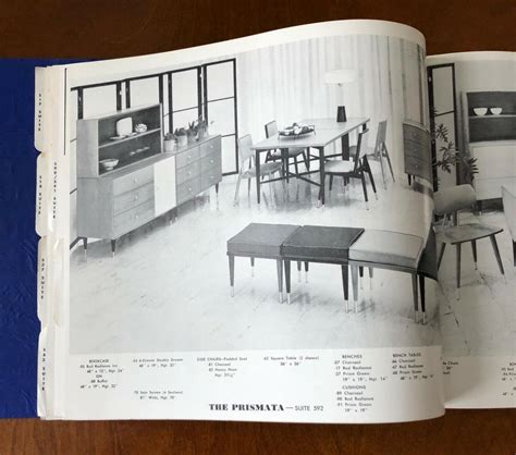 1950s Furniture Catalog Mengel Permanized Mcm Raymond Loewy Louisville