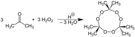 Organic Chemistry Why Do We Need Acid When Making Acetone Peroxide