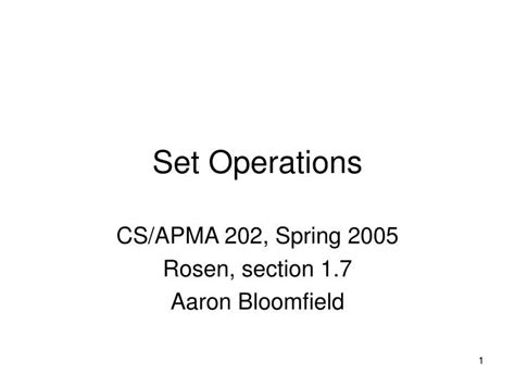 PPT Set Operations PowerPoint Presentation Free Download ID 5572283