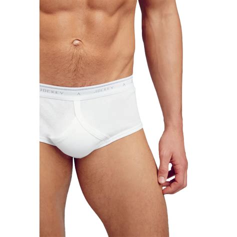 Jockey Classic Y Fronts White 3 Pack Utility Bear