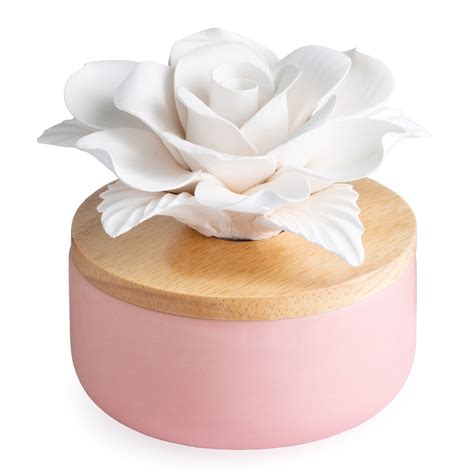 Rose Porcelain Passive Diffuser Candle Warmers