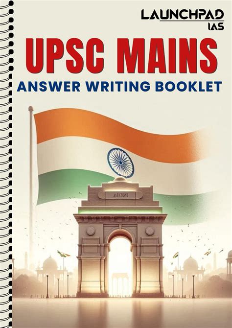 Upsc Mains Answer Writing Booklet Pack Of 2 Launchpad Ias