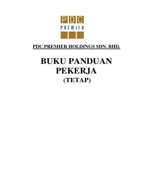 Buku Panduan Pekerja Pdf