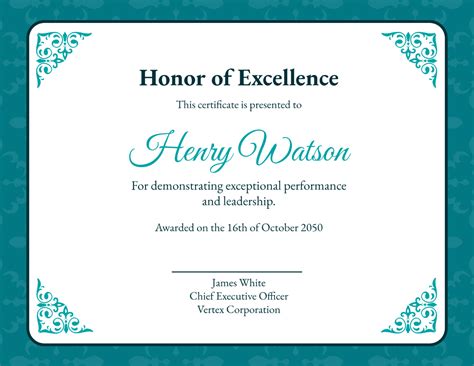 Free First Place Award Certificate Template To Edit Online