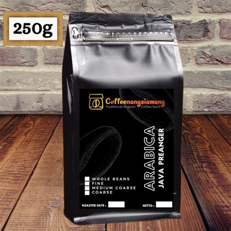 Jual Kopi Arabika Java Preanger 250g Premium Biji Giling Shopee Indonesia