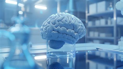 Premium Photo Brain And Intellect Under Microscopic Examination In