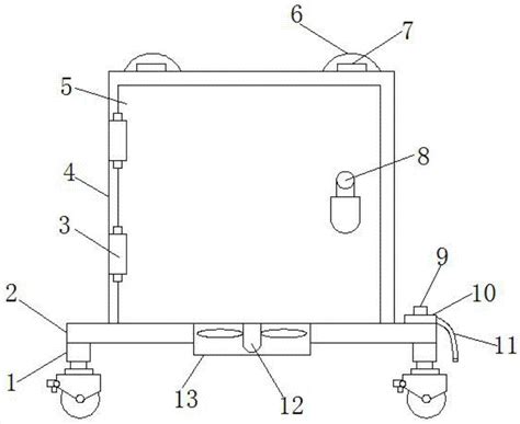 一种电力设备散热架的制作方法