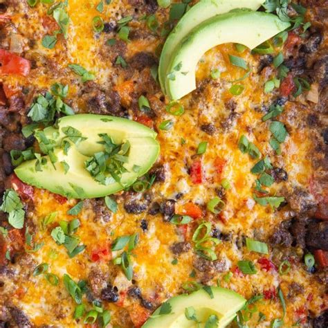 Ground Beef Taco Casserole The Roasted Root