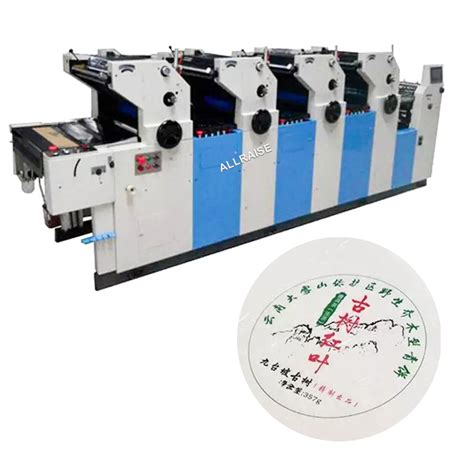 Four Color Offset Printing Machine Offset Printer Multicolor Color Printing Machine Color
