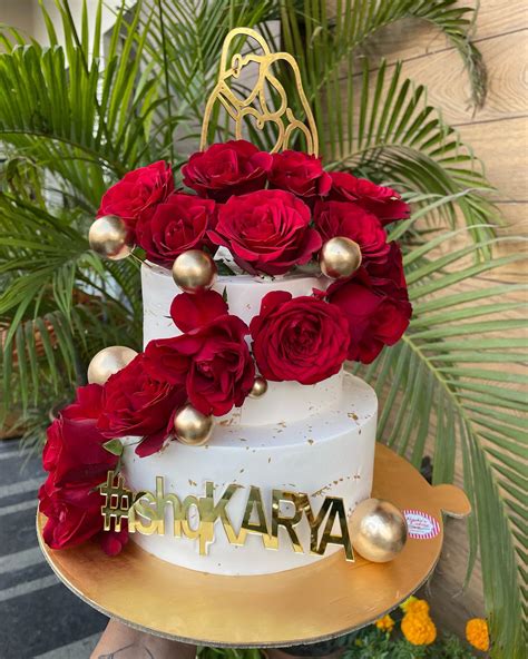 Konikas Cakery Beautiful Cake For A Roka Ceremony