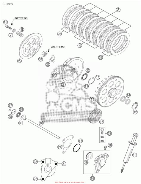 Ktm 450 Sx Racing Europe 2003 Clutch Buy Original Clutch Spares Online