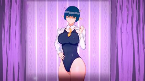 Rule 34 3d Breasts Female Glasses Horns Large Breasts Level 1 Demon Lord And One Room Hero Mw9