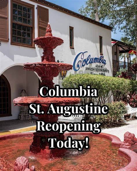 Columbia Restaurant St Augustine Historic District Saint Augustine Fl