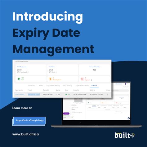 Introducing Expiry Date Management