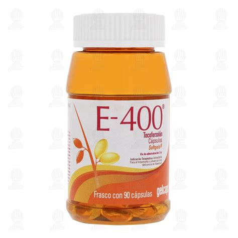 Vitamina E 400 Gelcaps 90 Cápsulas