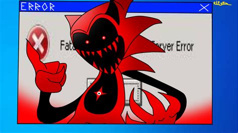 Fatal Error Sonic By Eliet95x On Deviantart